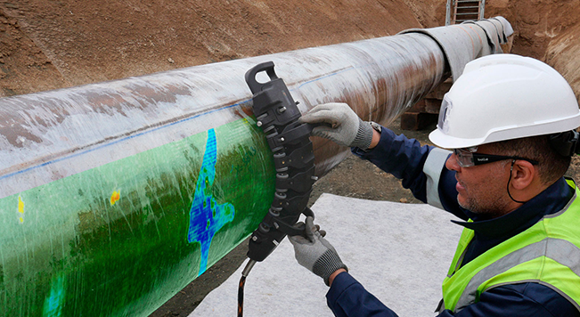 Spyne Rapid Pipeline Crack Assessment | Eddy Current Array | Eddyfi
